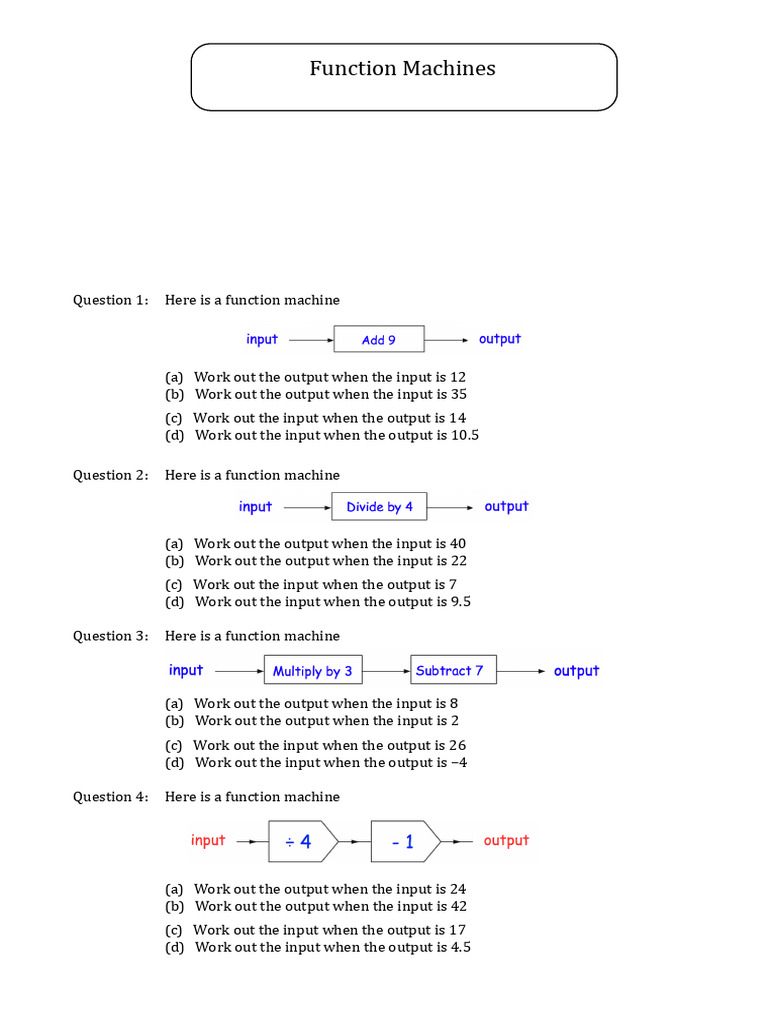 Function Machines | PDF | Computer Engineering | Applied Mathematics