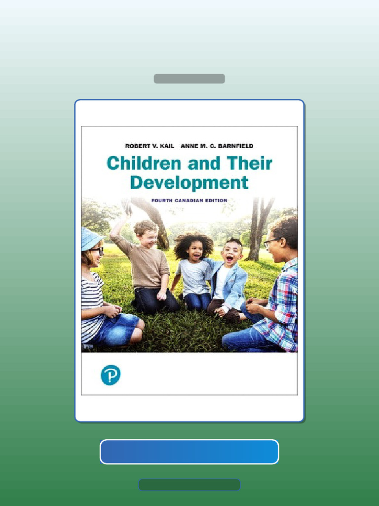 Children and Their Development 4th Canadian Edition Robert v Kail Anne ...