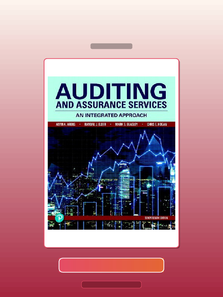Auditing and Assurance Services 17th Edition Alvin a Arens Randal J ...