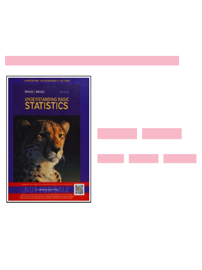 Understanding basic statistics ebook power reader edition | PDF