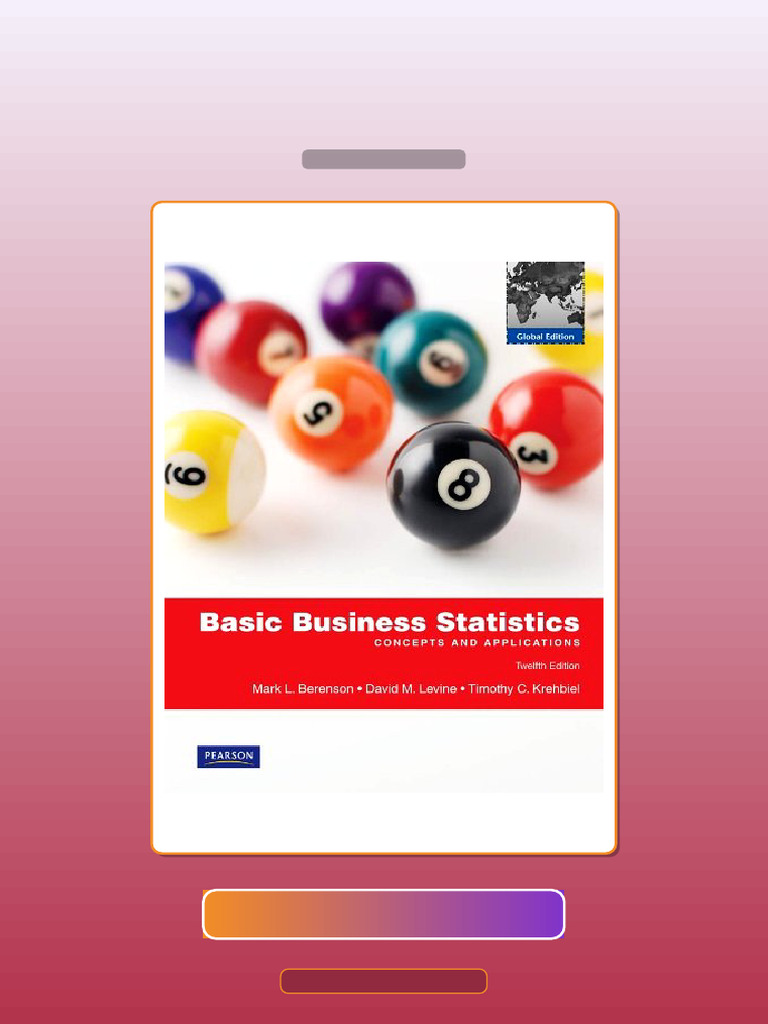 Test Bank for Basic Business Statistics Global Edition 12th Edition by ...