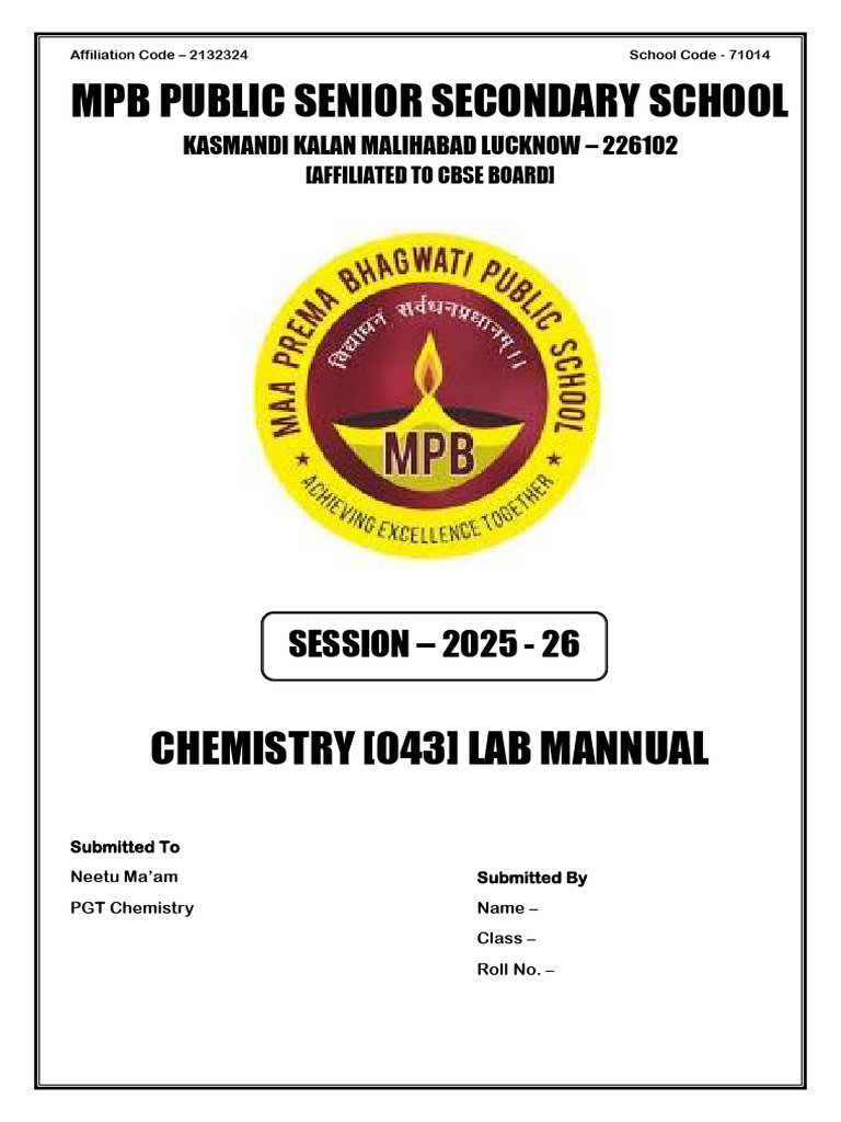 Chemistry (1) | PDF