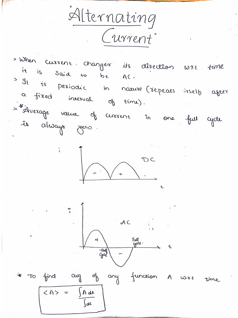 Alternating Current | PDF