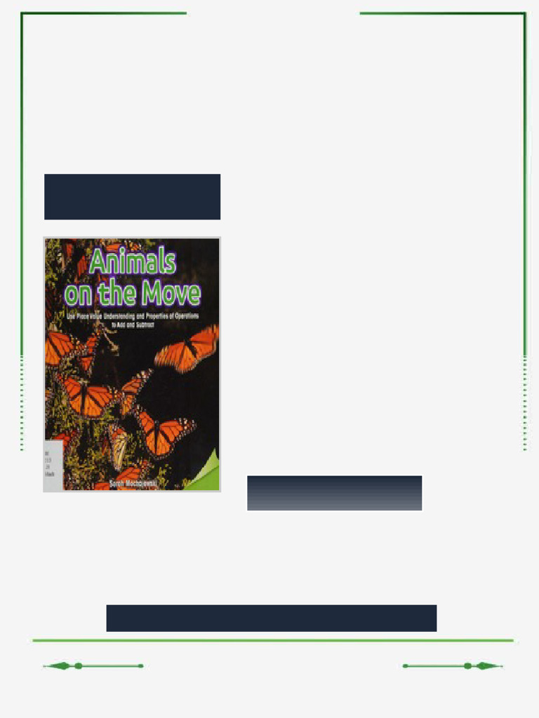 Animals on the move : use place value understanding and properties of ...