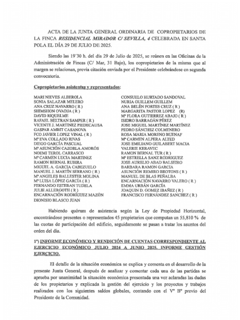 Acta 2025 Mirador | PDF