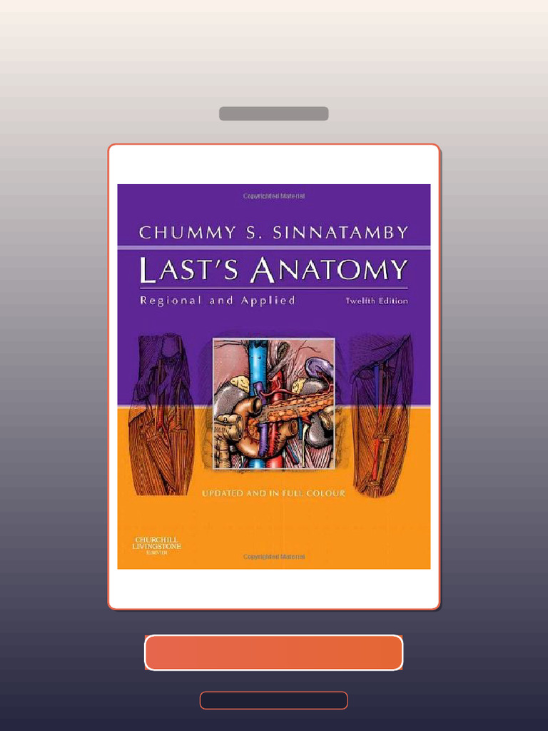 Lasts Anatomy Regional and Applied 12e MRCS Study Guides E-book ...