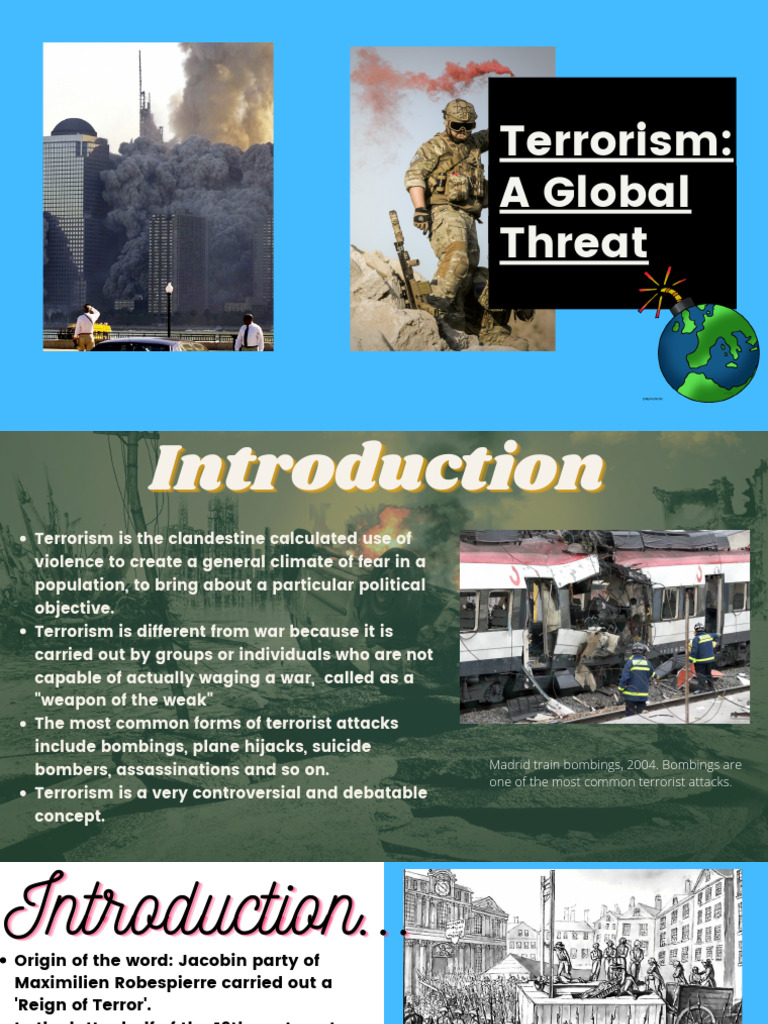 Understanding Global Terrorism Threats | PDF | September 11 Attacks ...