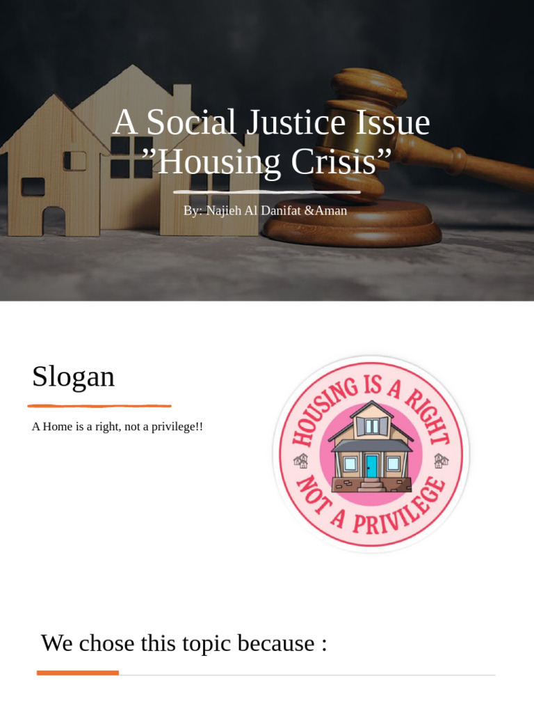 A Social Justice Issue_ Housing Crisis | PDF