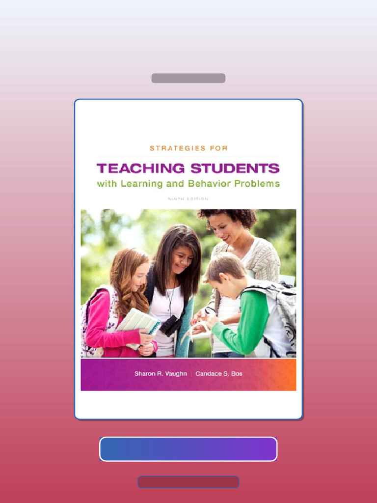 Strategies for Teaching Students With Learning and Behavior Problems ...