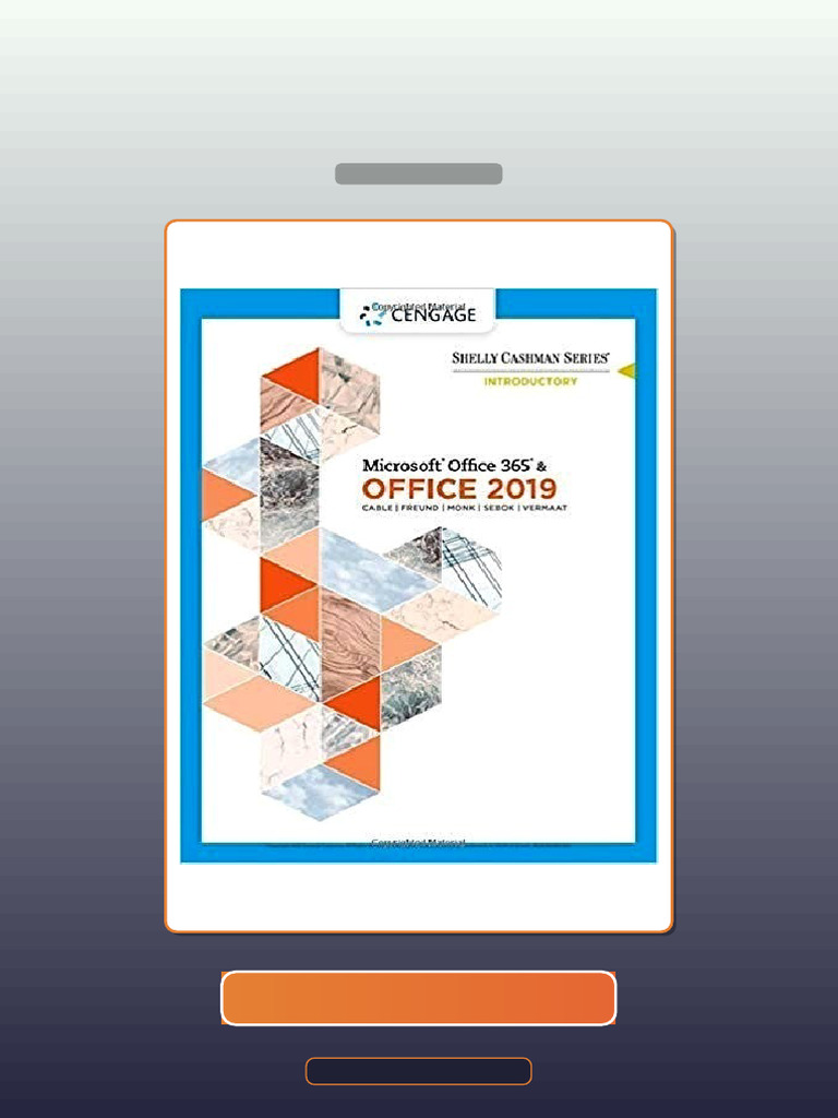 Shelly Cashman Series Microsoft Office 365 Office 2019 Introductory E ...