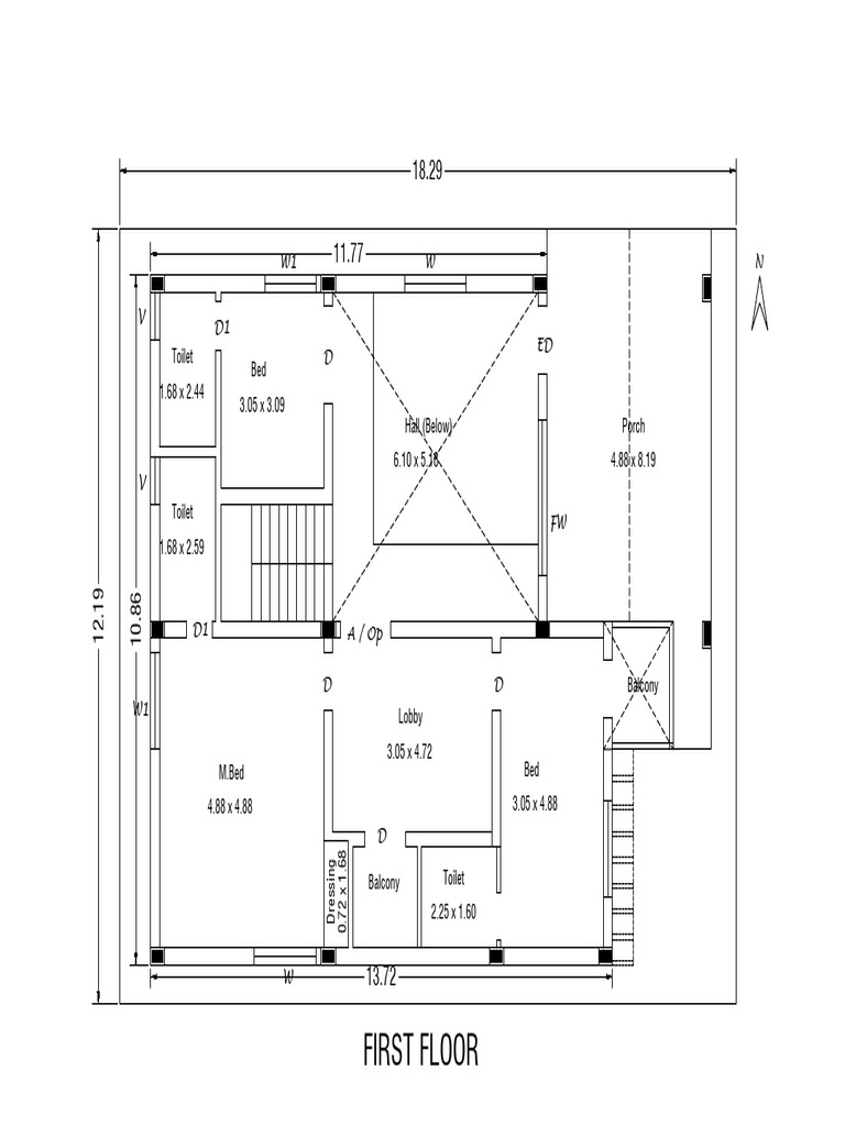 First Floor Room Dimensions Layout | PDF