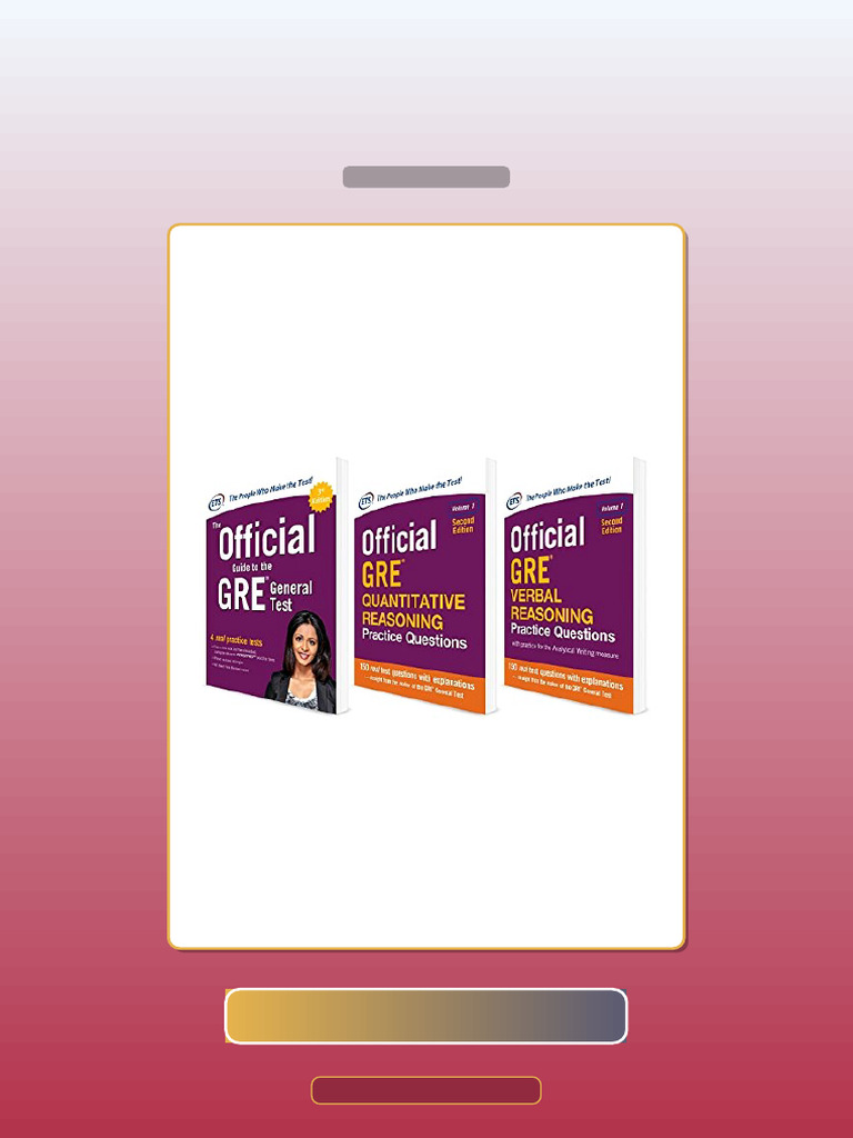 Official GRE Super Power Pack Second Edition 2nd Edition E-book ...
