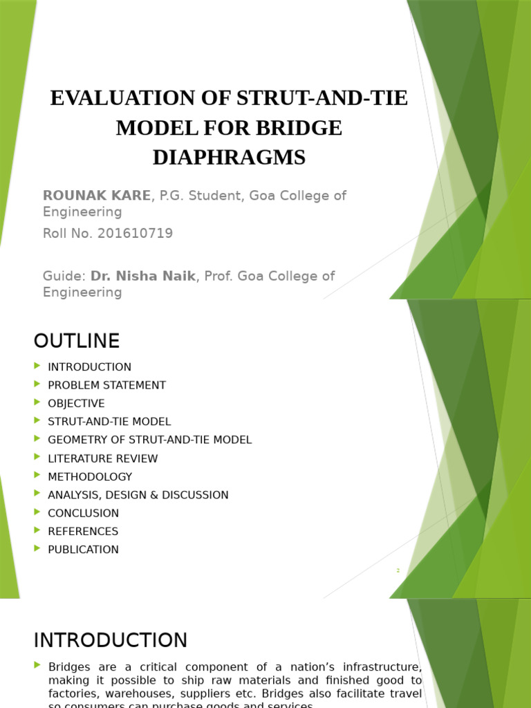 Evaluation of Strut-And-Tie Model Approach for Bridge Diaphragm(R0 ...