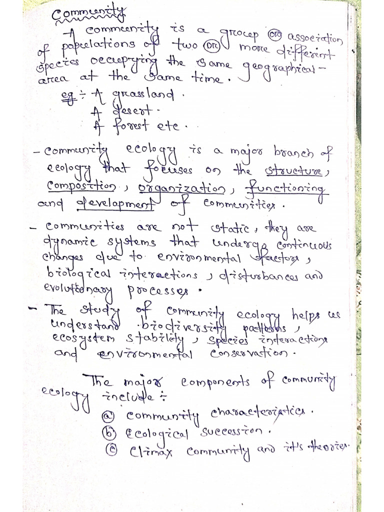 Ecology (UNIT-3)_093835 | PDF