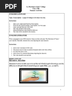 Class 6 Holiday Homework Guide | PDF | Leaf | Mathematics