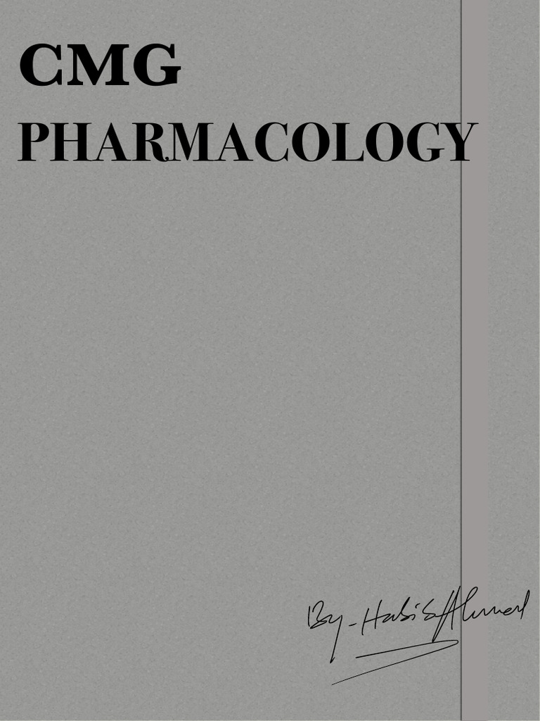CMG Pharma | PDF | Acetylcholine | Vasodilation