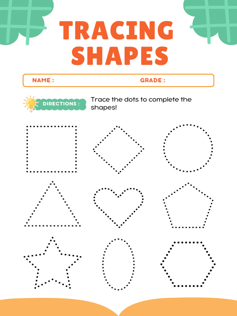 Tracing Shapes Worksheets for Preschoolers _20260105_194957_0000 | PDF