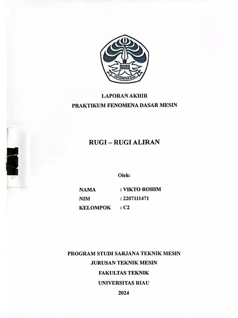 La m1 Rugi Rugi Aliran | PDF