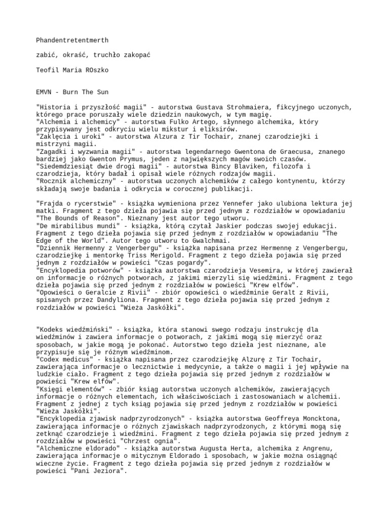 DND Notes | PDF