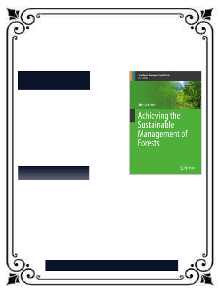 Achieving the Sustainable Management of Forests Alastair Fraser eBook ...