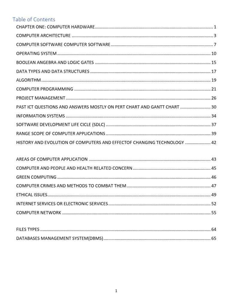 Ict Summary Notes a Levels | PDF | Random Access Memory | Process ...