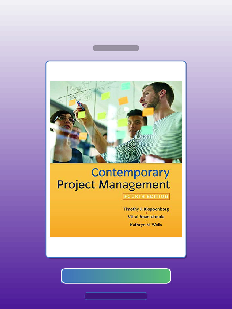 Contemporary Project Management 4th Edition E-book Testbank Solutions ...