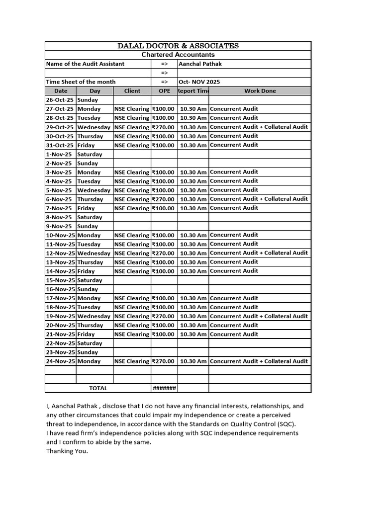 Time Sheet Oct - Nov (1).PDF | PDF