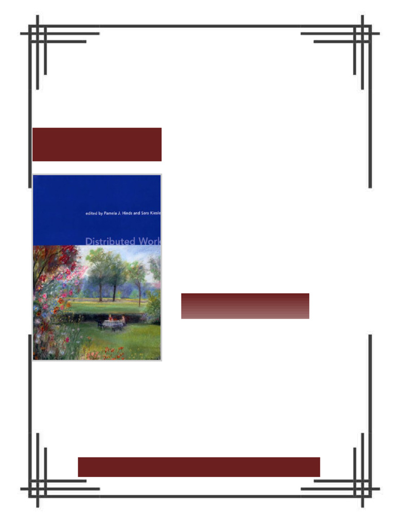 Distributed Work 1st Edition Pamela J. Hinds ebook minimal pdf | PDF