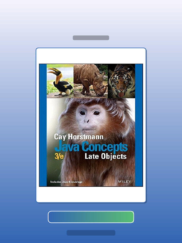 Java Concepts Late Objects 3rd Edition E-book Testbank Solutions | PDF ...