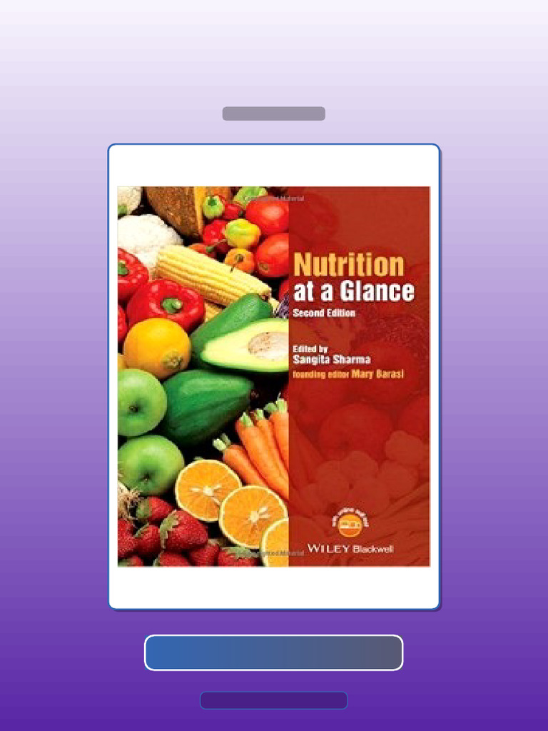 Nutrition at a Glance 2nd Edition E-book Testbank Solutions | PDF ...