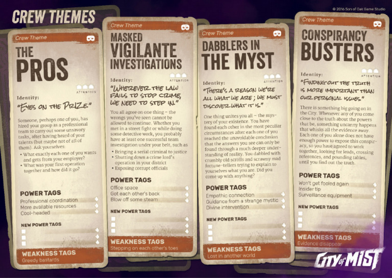 Crew Themes | PDF