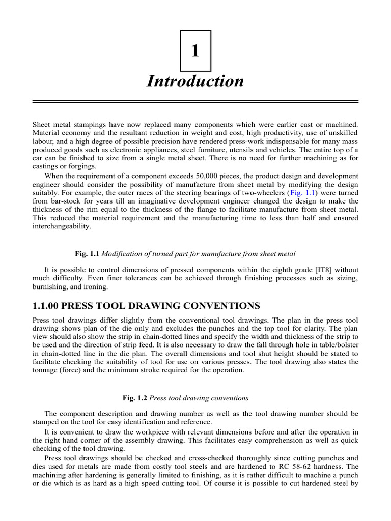 Sheet Metal Press Tool Design Guide | PDF | Sheet Metal | Engineering ...