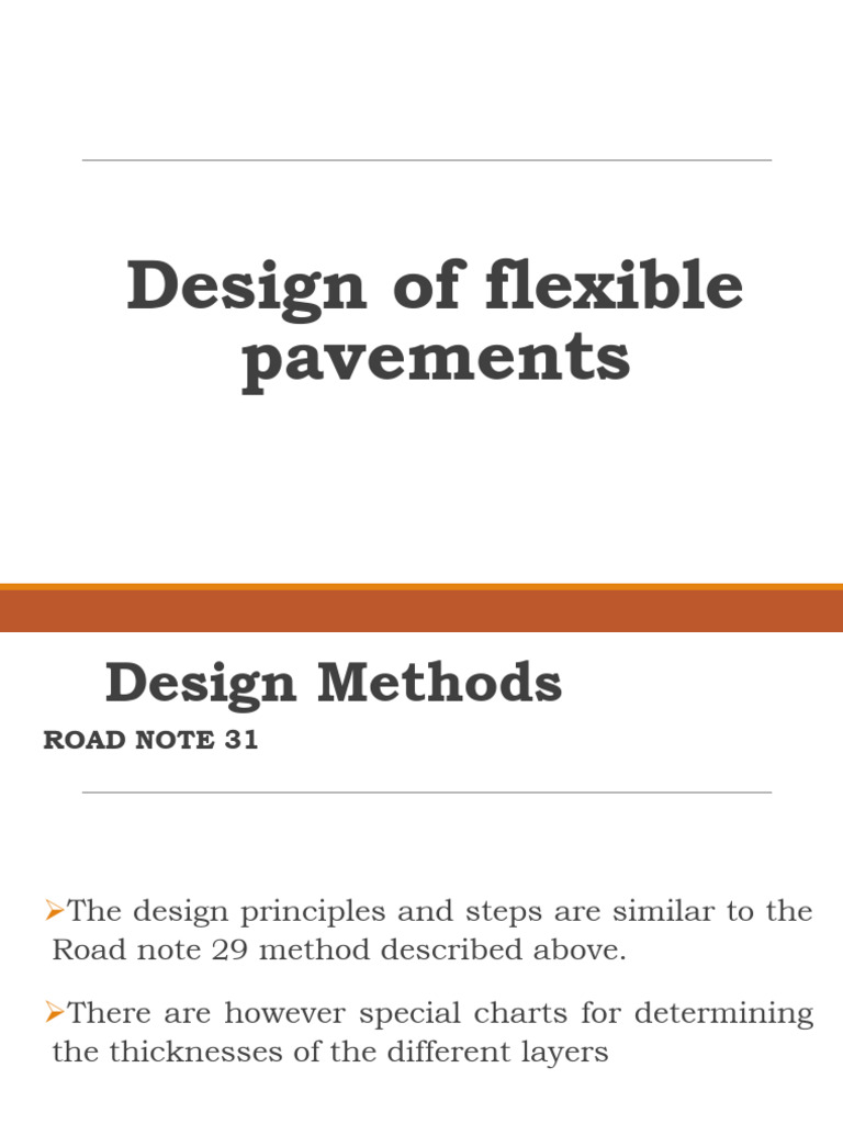 CSE 443-Design of Flexible Pavements Part 2 | PDF | Road Surface | Road