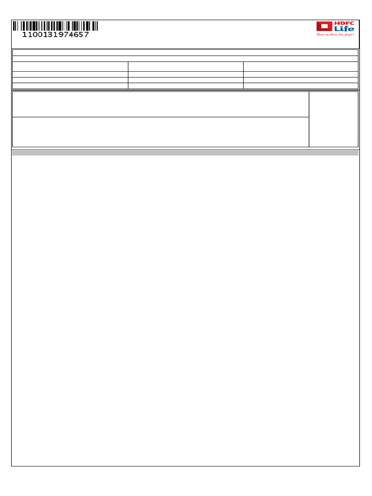 Life Insurance Proposal Form Template | PDF | Insurance | Life Insurance
