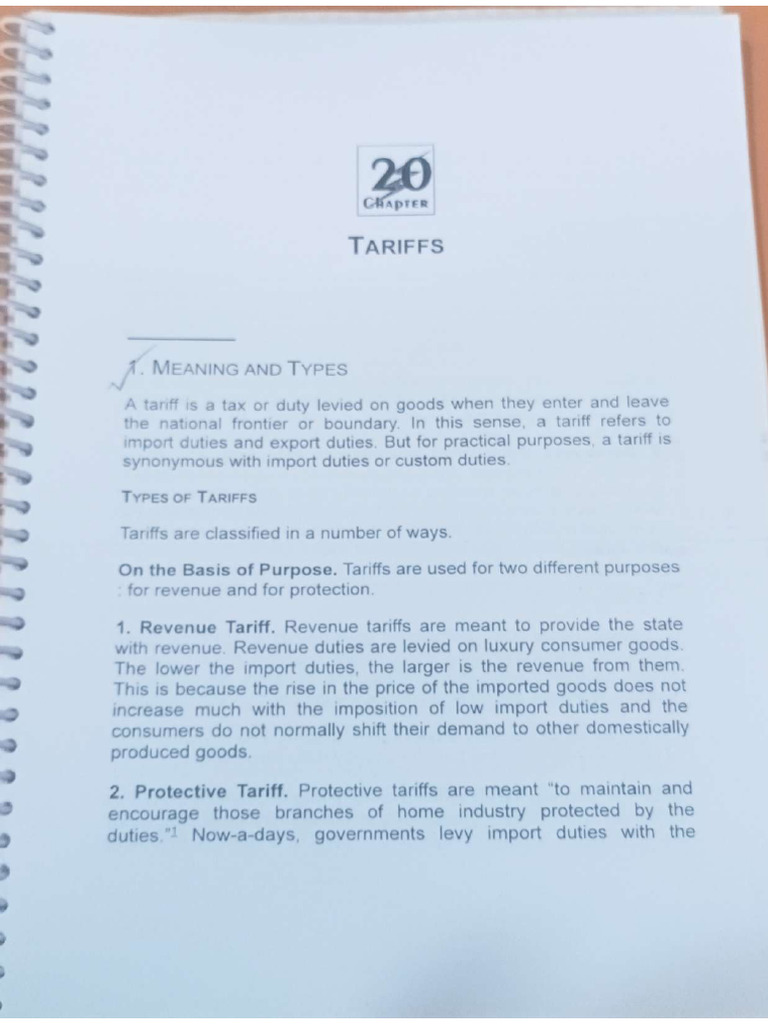 Tariff Barriers | PDF