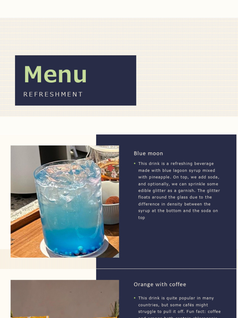 Refreshment | PDF