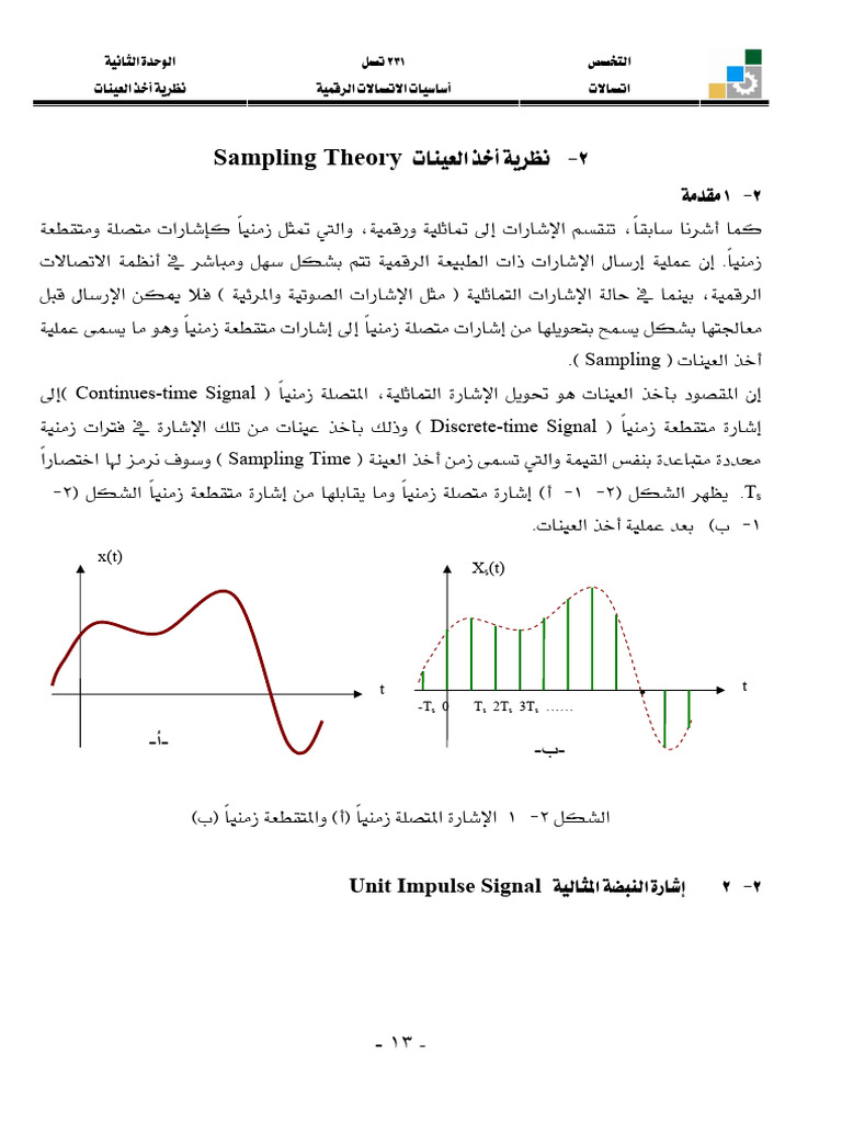 محاضرة_5-1-10 | PDF | Digital Signal Processing | Electrical Engineering