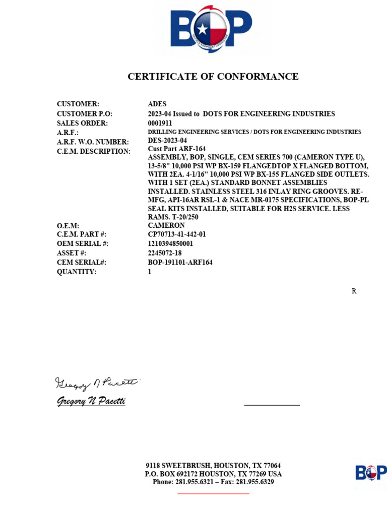 COC_SNGL_RAM_BOP_13_5-8''_10K_Cameron_Type_U_(DRB-0029)_CEM(000164)[1 ...