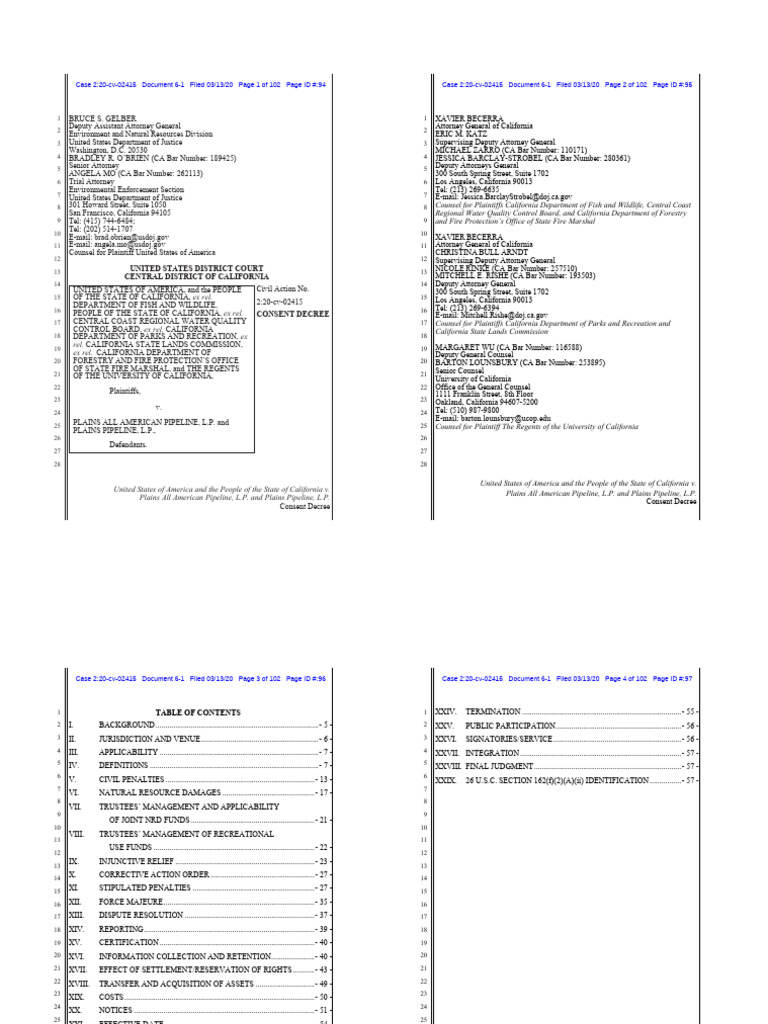Consent Decree | PDF | Complaint