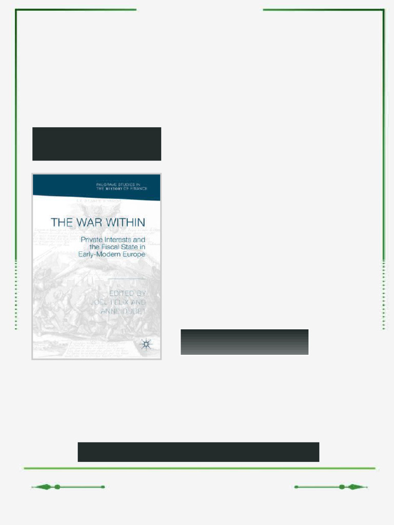 The War Within: Private Interests and the Fiscal State in Early-Modern ...