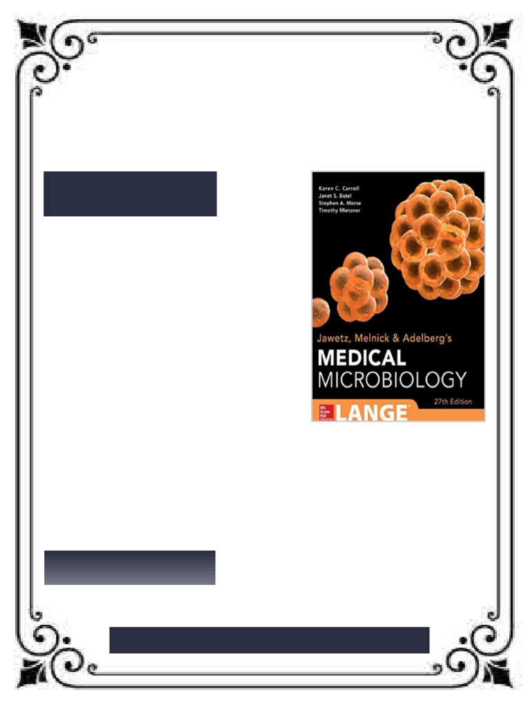 Jawetz Melnick and Adelberg Medical Microbiology 27th Edition by Karen ...