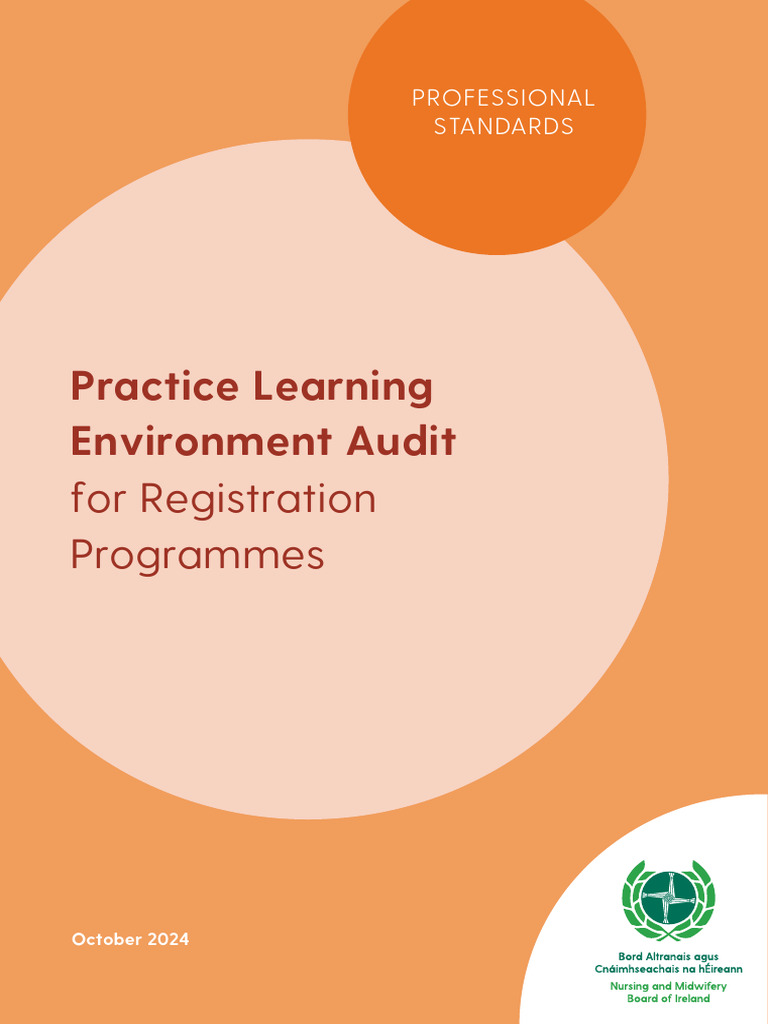 NMBI Practice Learning Audit Guide | PDF | Midwife | Nursing