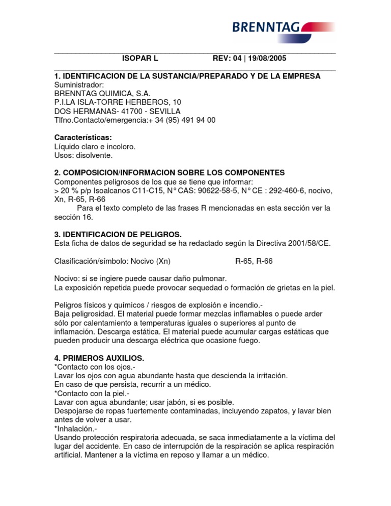 Isopar L | PDF | Tecnología