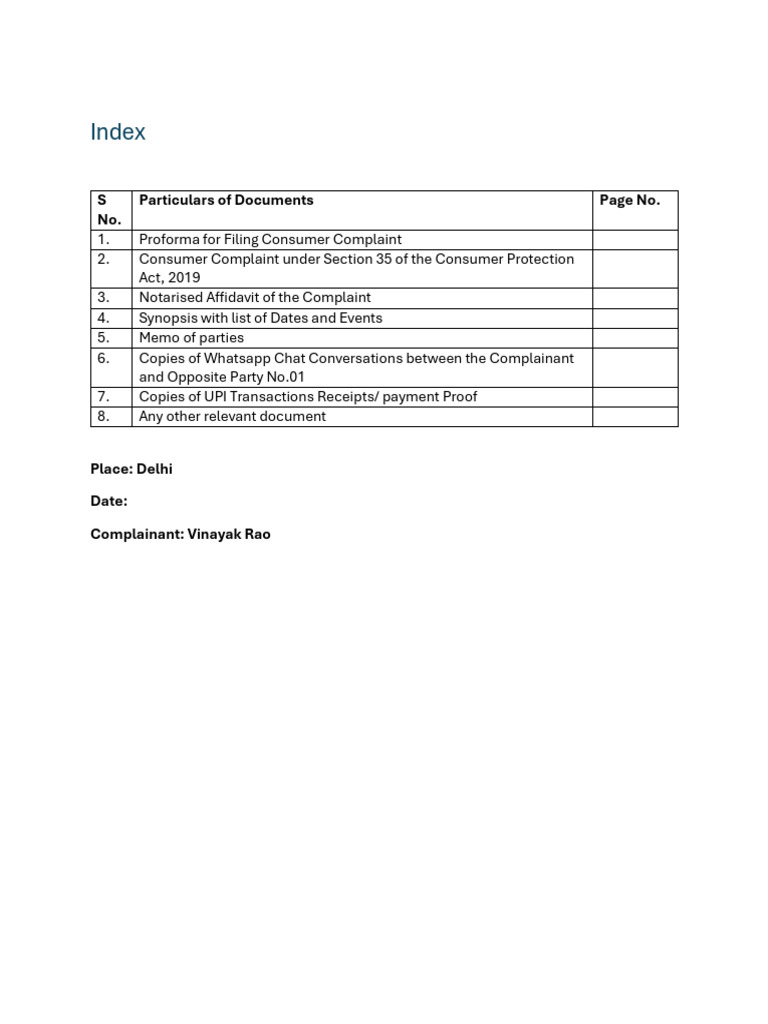 Consumer Complaint Filing Guide | PDF