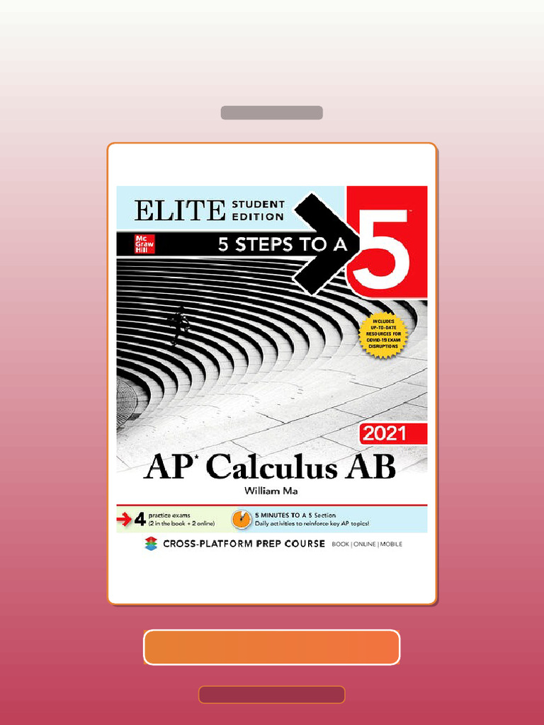 5 Steps to 5 AP Calculus AB E-book Testbank Solutions | PDF