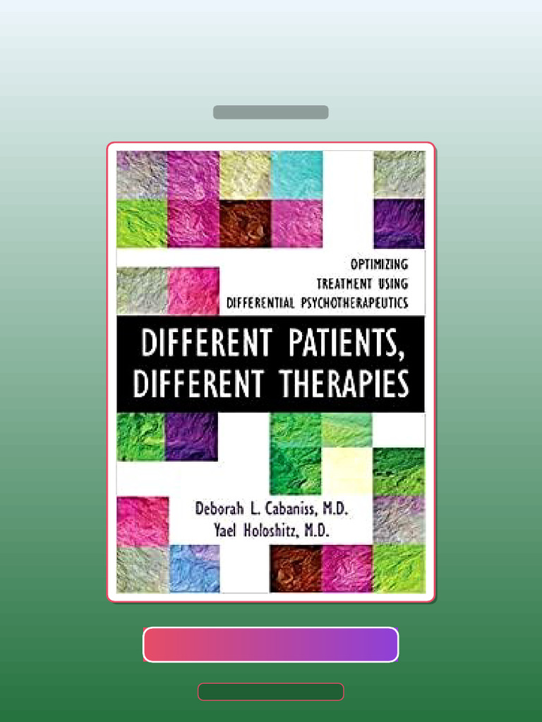 Test Bank for Different Patients Different Therapies Optimizing ...