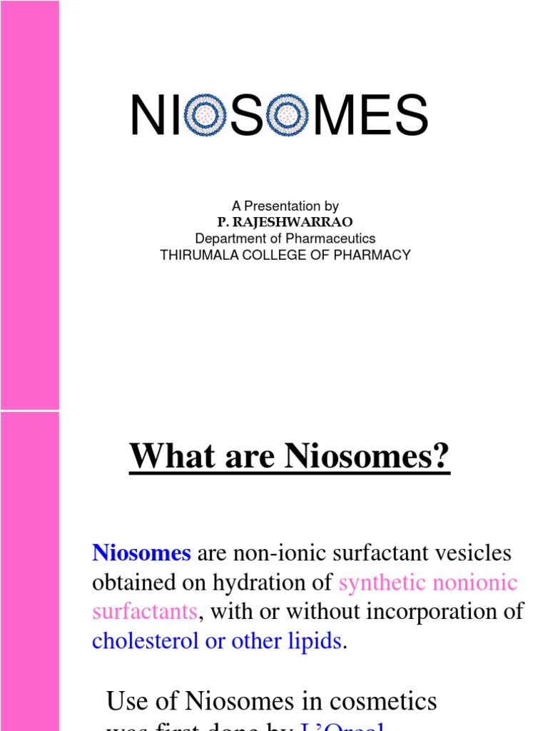 Niosomes-An Overview | PDF