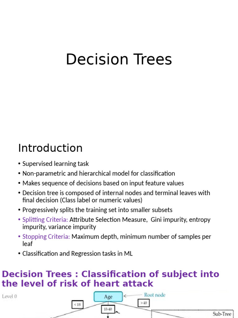 Decision Trees in Machine Learning | PDF