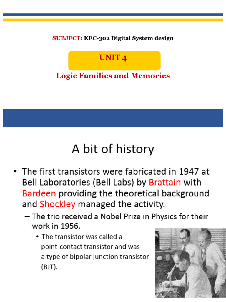 Unit4 All | PDF | Logic Gate | Random Access Memory