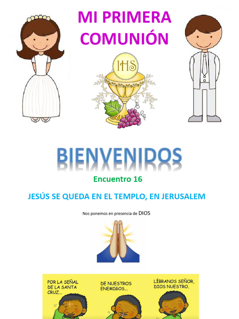 Reflexiones sobre la Primera Comunión | PDF | Cristo (título) | Jesús